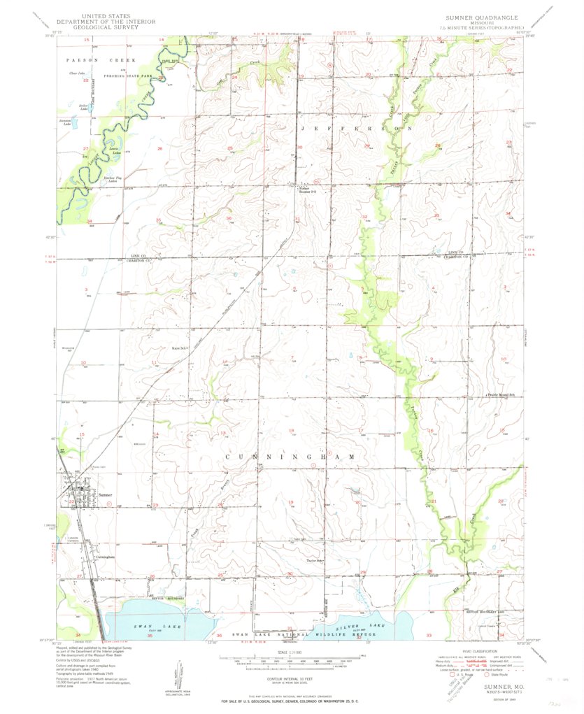 Sumner, MO (1949, 24000-Scale) Map by United States Geological Survey ...