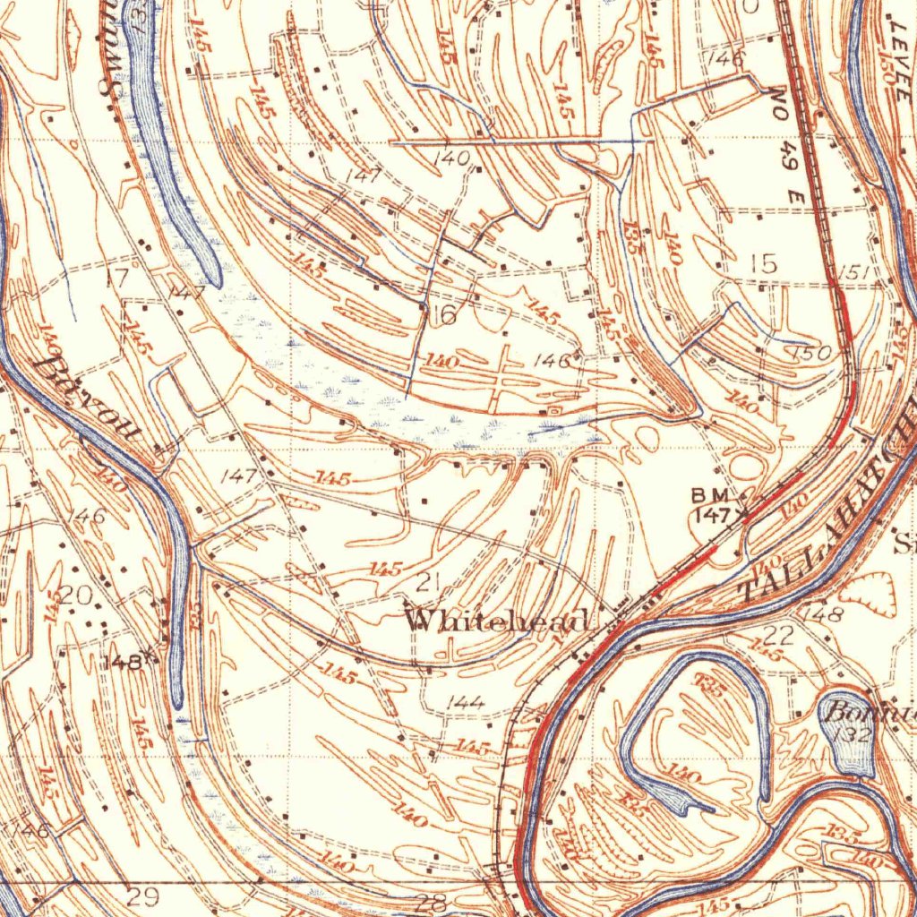 Sumner, MS (1935, 62500-Scale) Map by United States Geological Survey ...