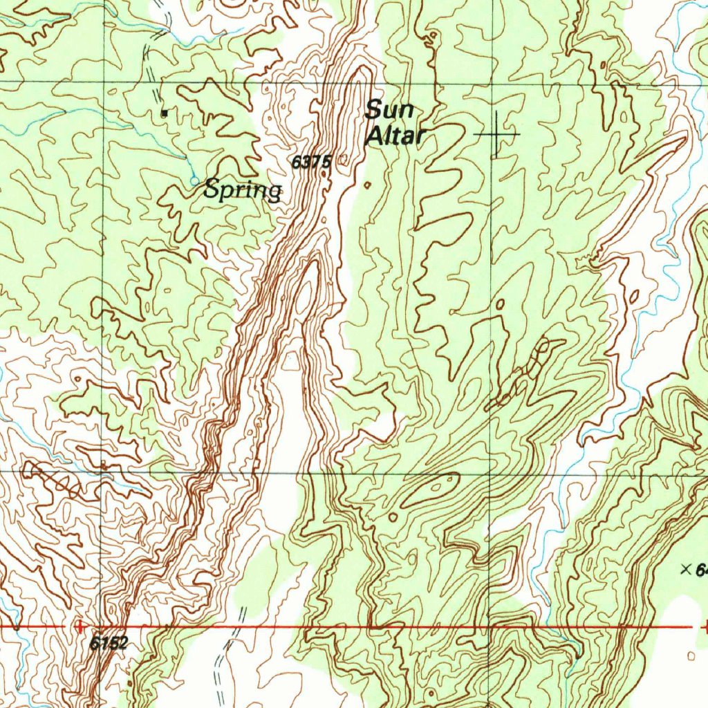 Sun Altar, AZ (1991, 24000-Scale) Map by United States Geological ...