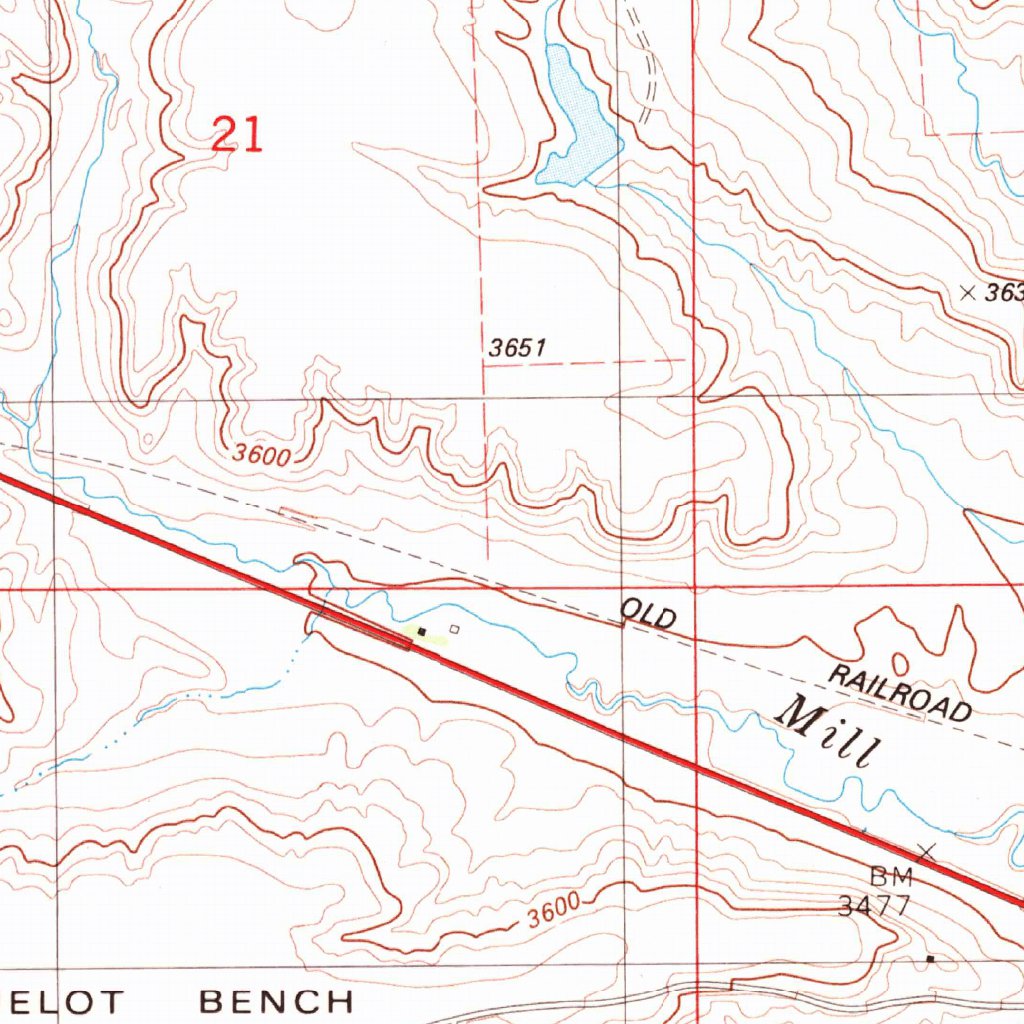 Sun River, MT (1983, 24000-Scale) Map by United States Geological ...