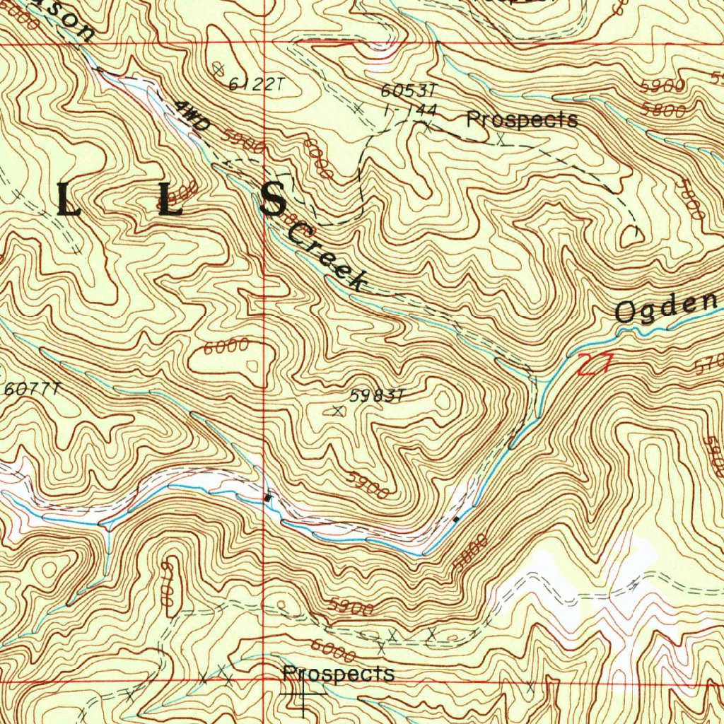 Sundance West, WY (1984, 24000-Scale) Map by United States Geological ...