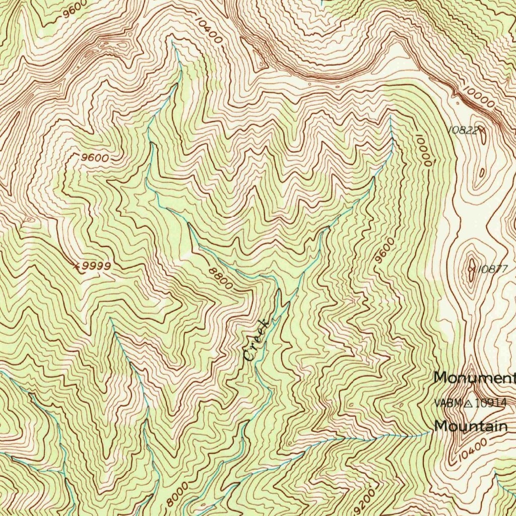 Sunlight Peak, WY (1956, 62500-Scale) Map by United States Geological ...