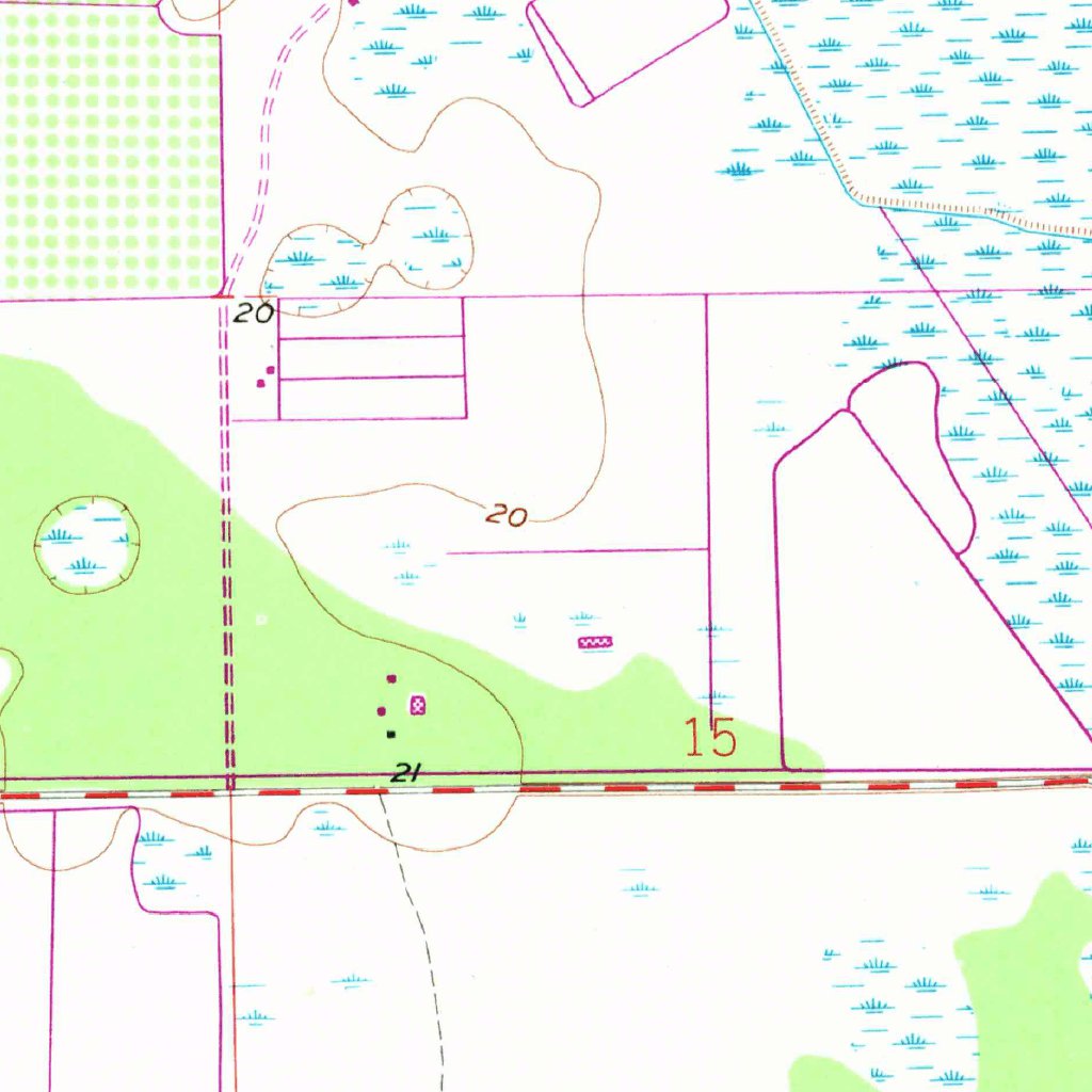 Sunniland, FL (1958, 24000-Scale) Map by United States Geological ...