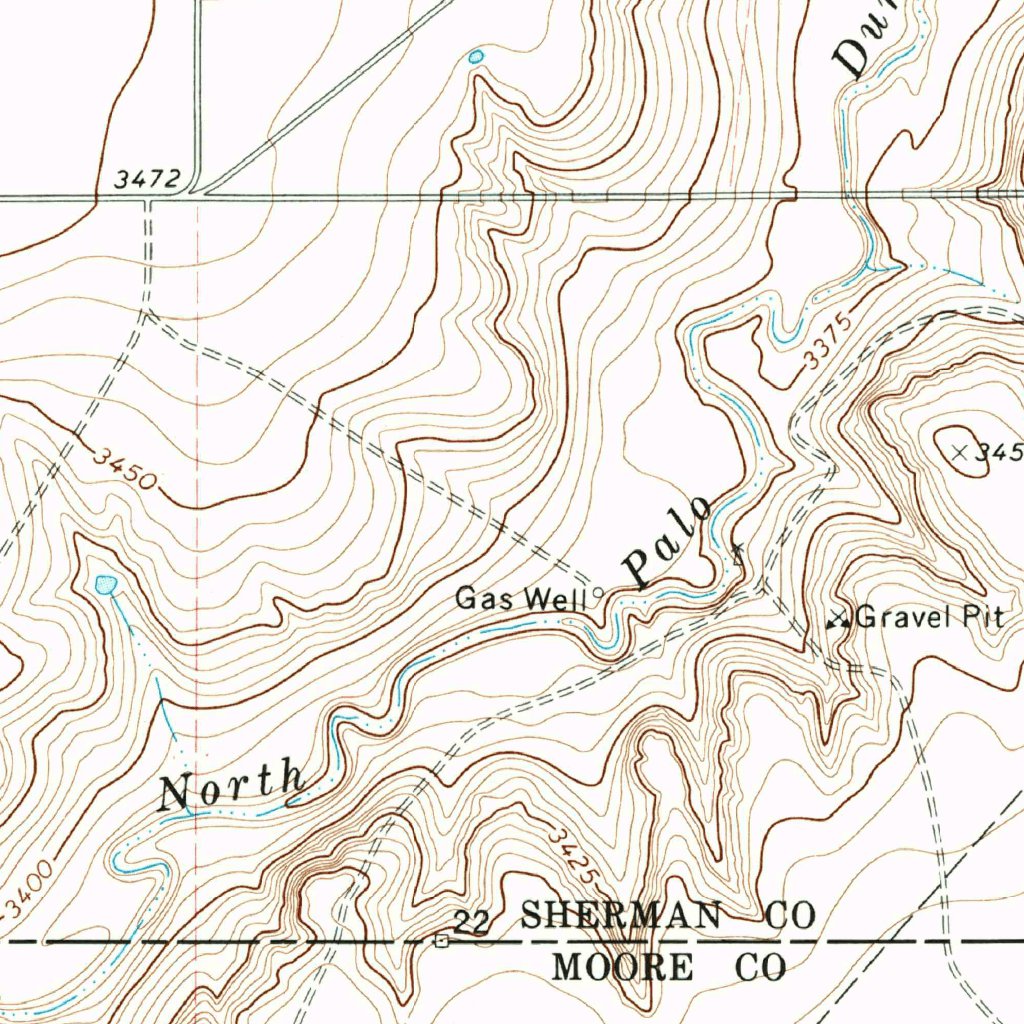 Sunray, TX (1972, 24000-Scale) Map by United States Geological Survey ...