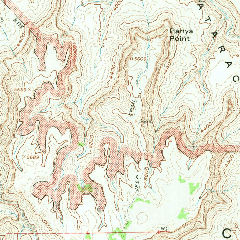 Supai, AZ (1962, 62500-Scale) Map by United States Geological Survey ...