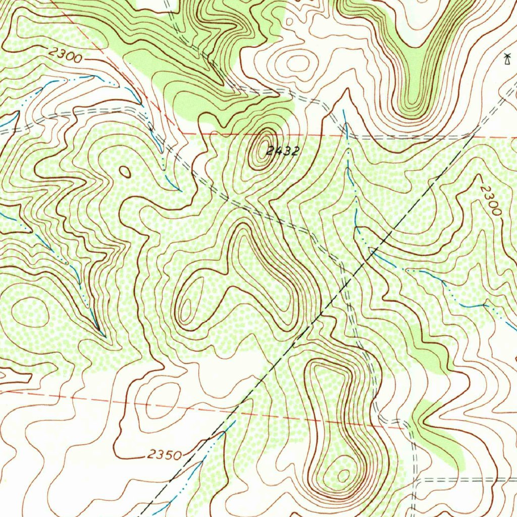 Susan Peak, TX (1972, 24000-Scale) Map by United States Geological ...