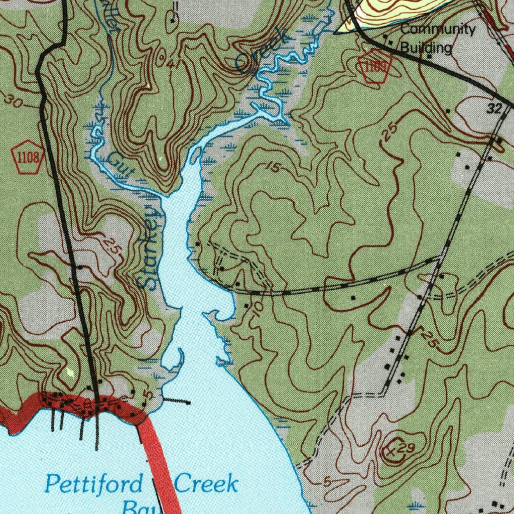 Swansboro, NC (1994, 24000-Scale) Map by United States Geological ...