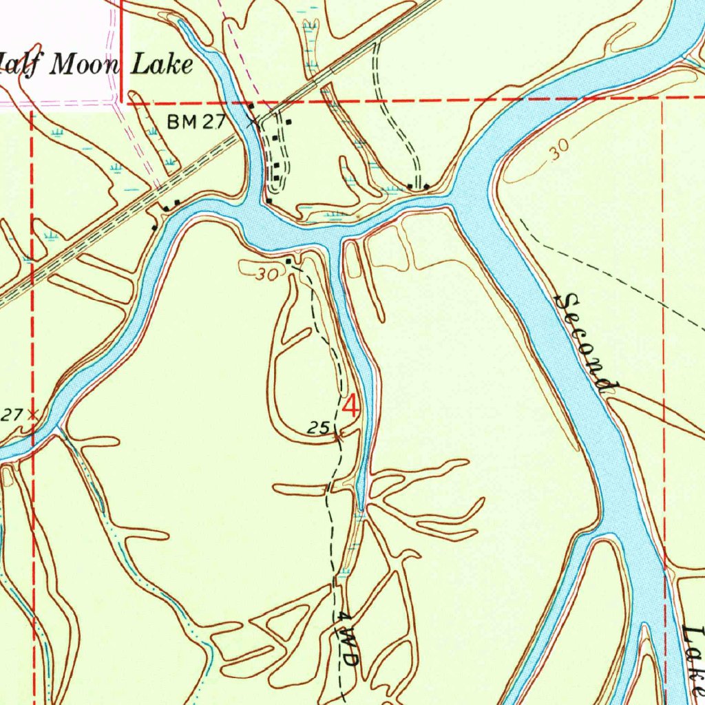 Swayze Lake, LA (1968, 24000-Scale) Map by United States Geological ...