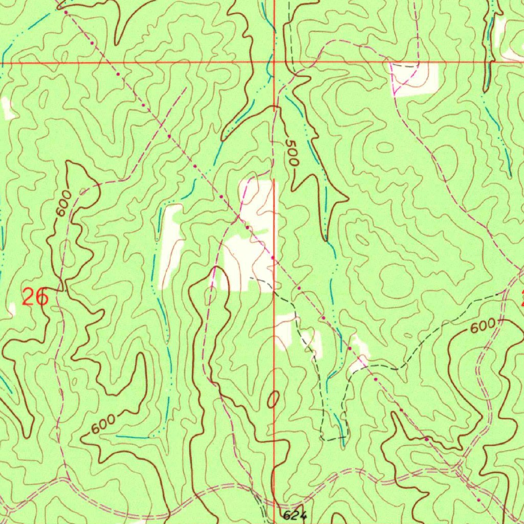 Swink, OK (1962, 24000-Scale) Map by United States Geological Survey ...