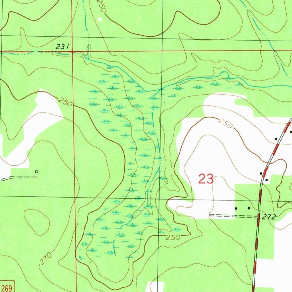 Sycamore, FL (1982, 24000-Scale) Map by United States Geological Survey ...