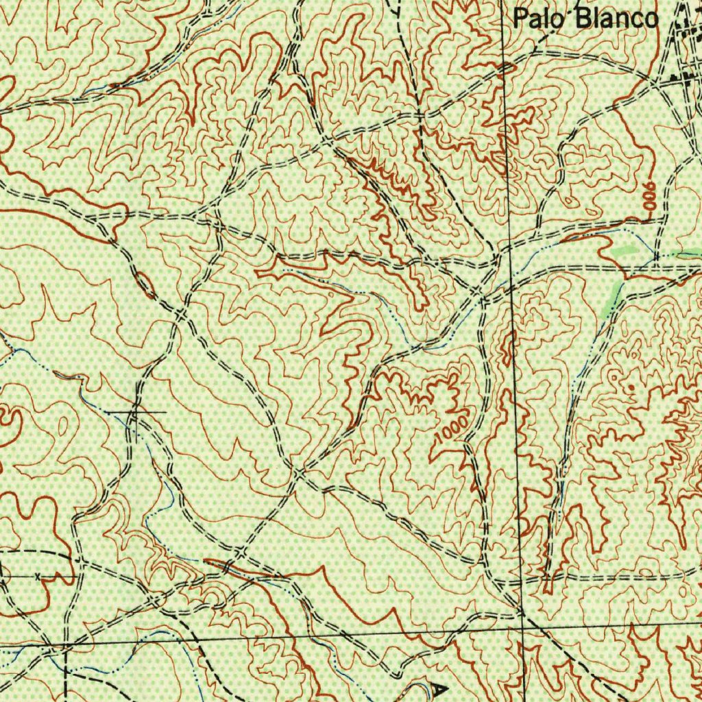 Sycamore Ranch, TX (1944, 62500-Scale) Map by United States Geological ...