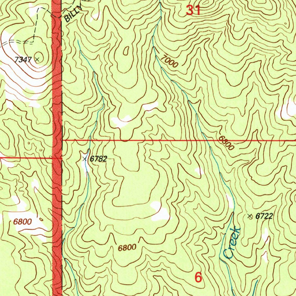 Table Mountain, MT (1996, 24000-Scale) Map by United States Geological ...