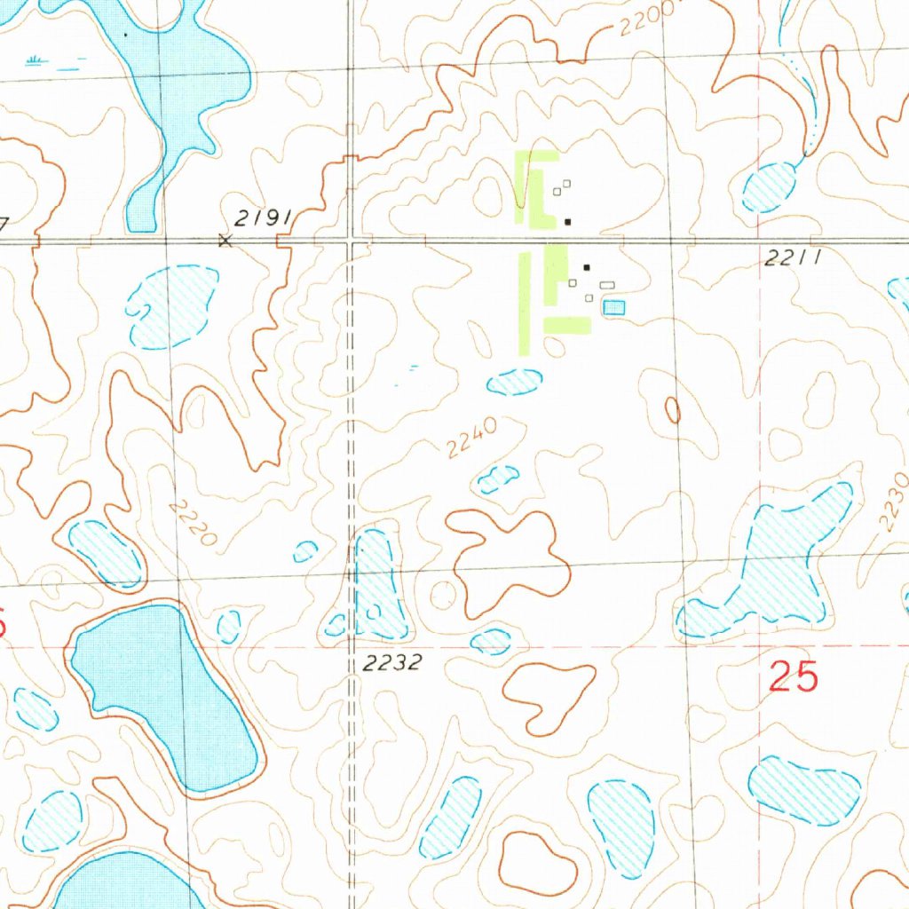 Tagus SE, ND (1980, 24000-Scale) Map by United States Geological Survey ...