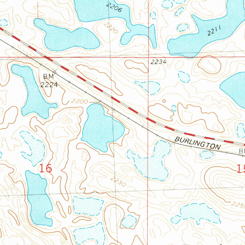 Tagus SE, ND (1980, 24000-Scale) Map by United States Geological Survey ...