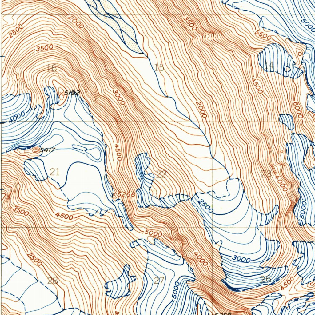 Taku River A-4, AK (1951, 63360-Scale) Map by United States Geological ...