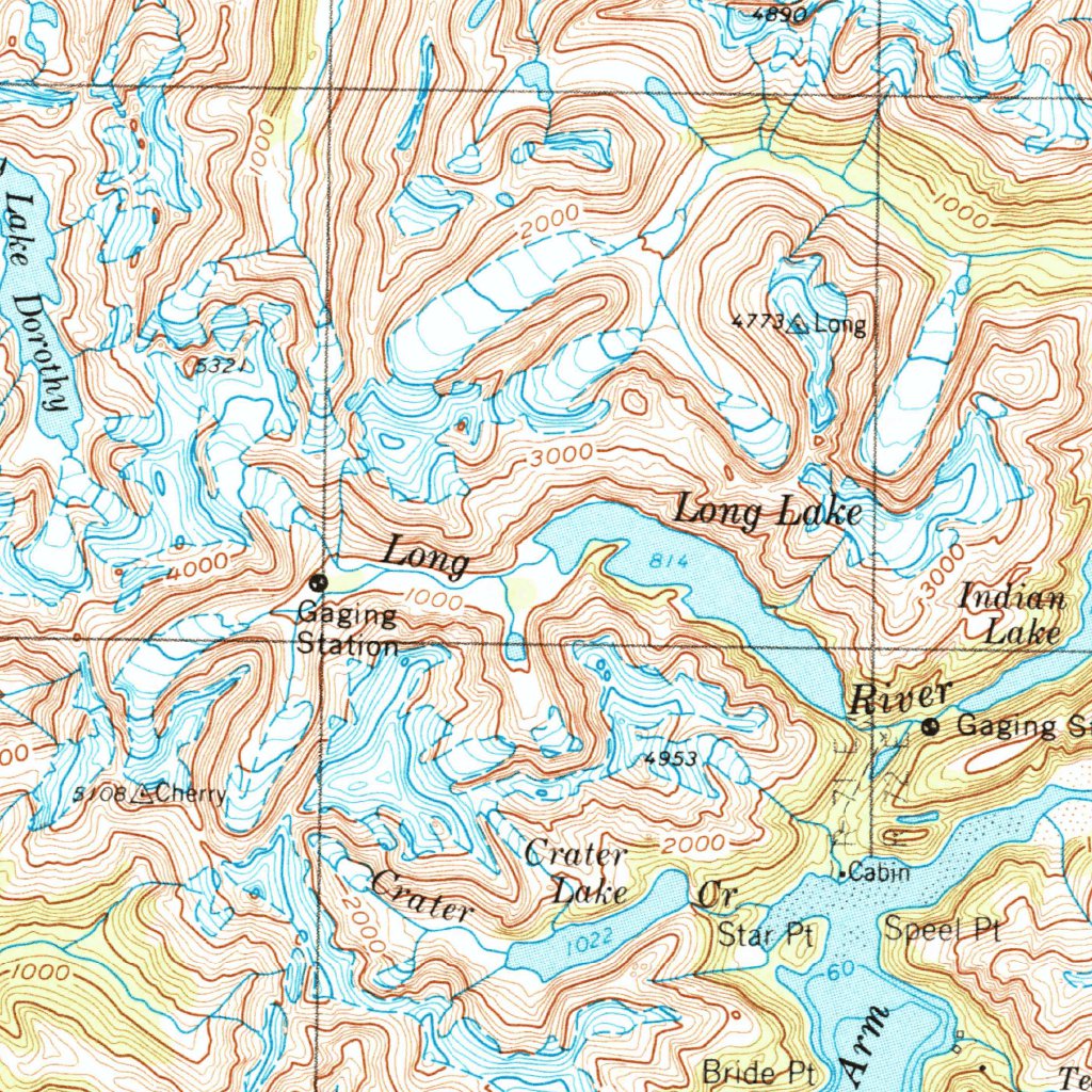 Taku River, AK (1960, 250000-Scale) Map by United States Geological ...