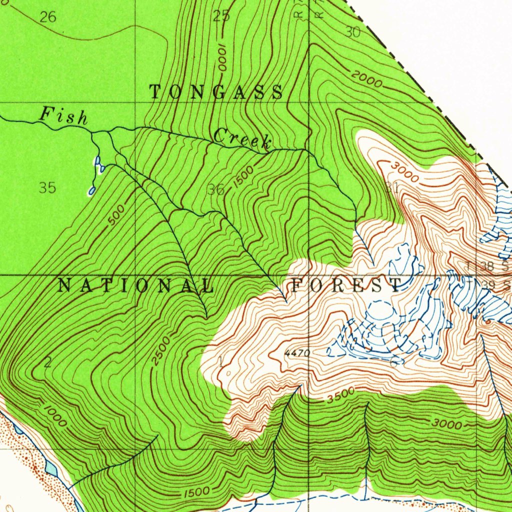 Taku River C-5, AK (1960, 63360-Scale) Map by United States Geological ...
