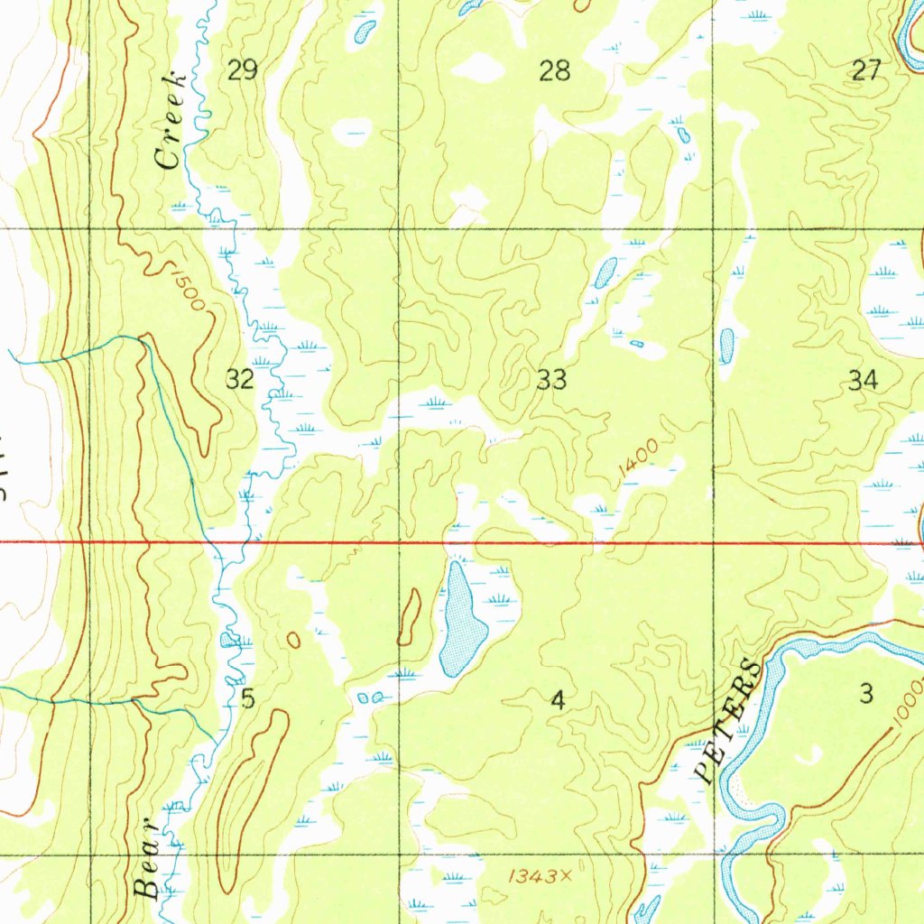 Talkeetna B-2, AK (1954, 63360-Scale) Map by United States Geological ...