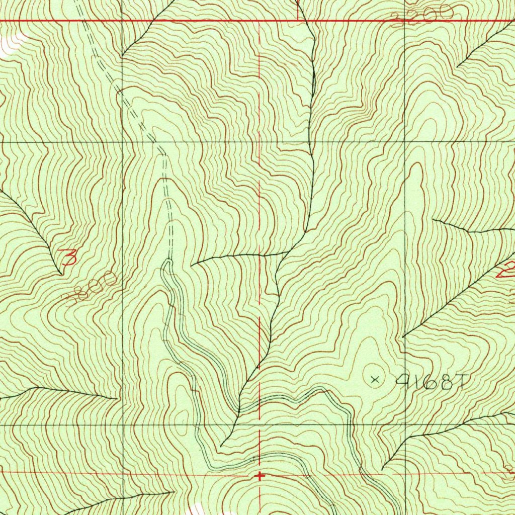 Tallowbox Mountain, OR (1983, 24000-Scale) Map by United States ...