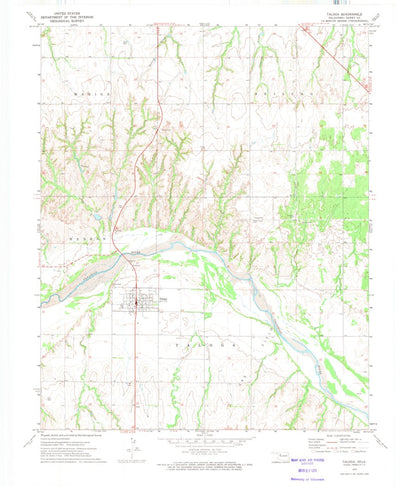 Taloga, OK (1972, 24000-Scale) Map by United States Geological Survey ...