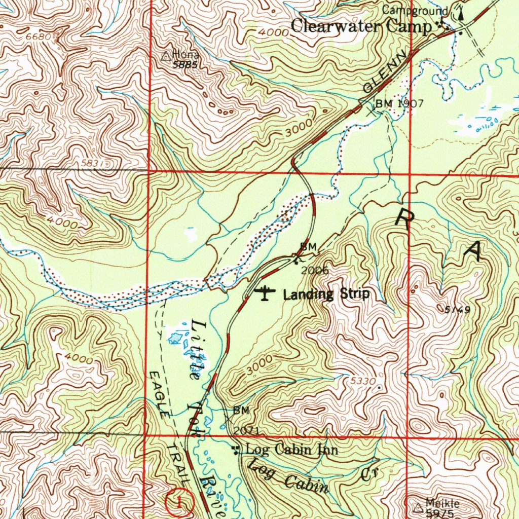 Tanacross, AK (1956, 250000-Scale) Map by United States Geological ...