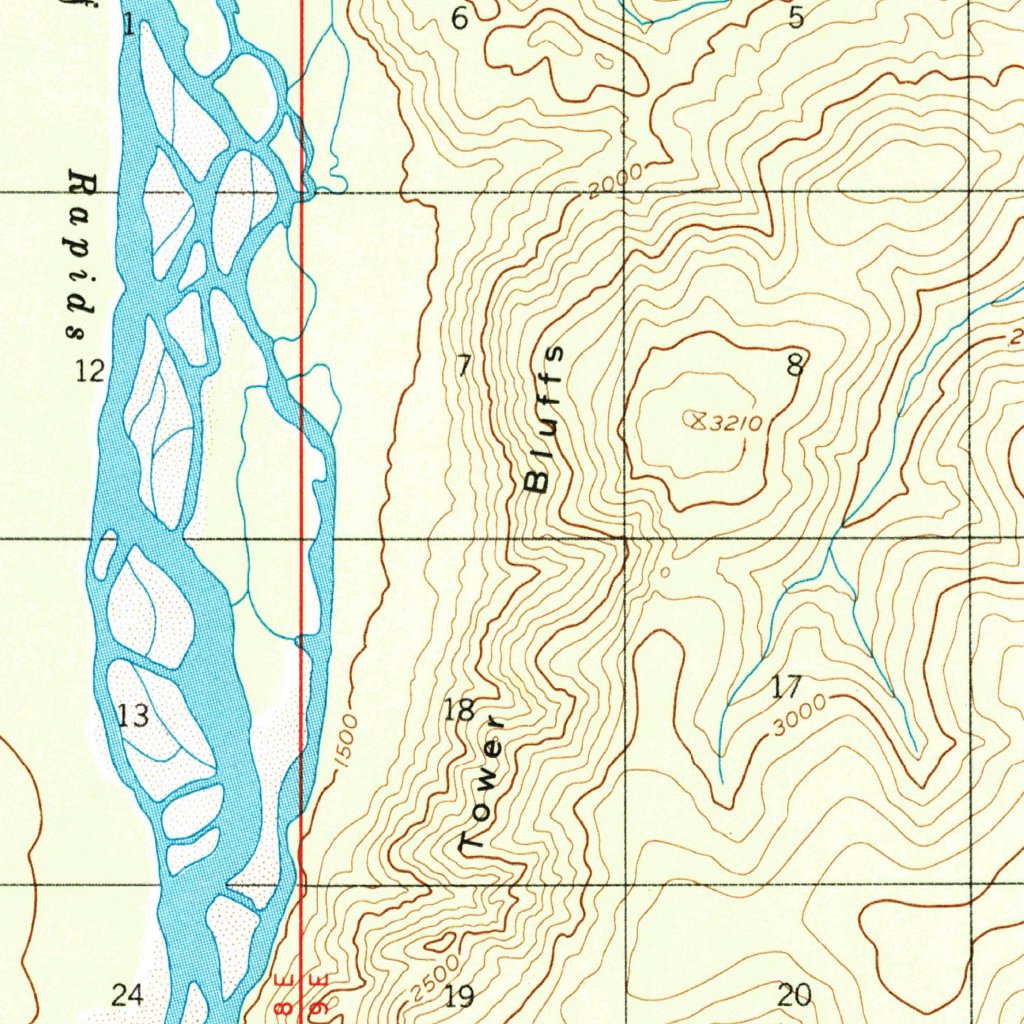 Tanacross C-6, AK (1955, 63360-Scale) Map by United States Geological ...