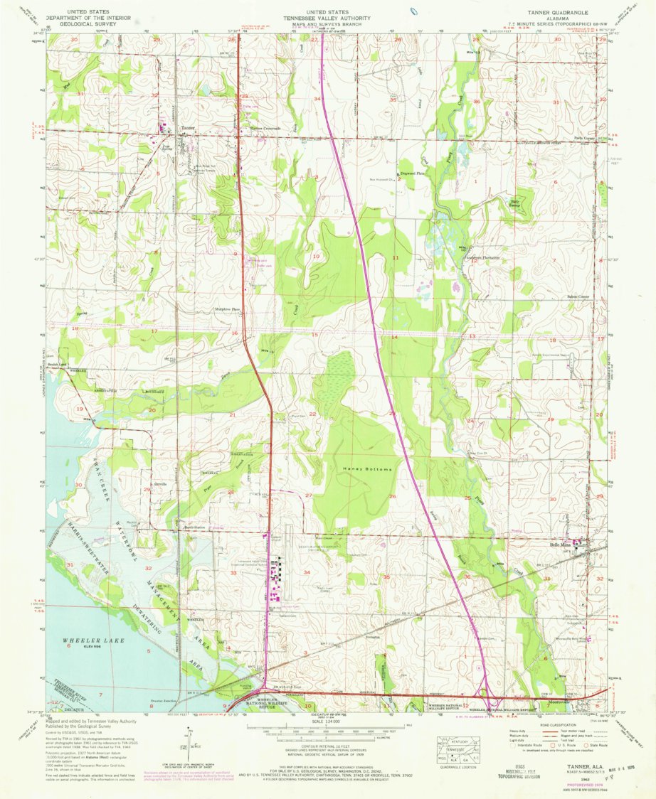 Tanner, AL (1963, 24000-Scale) Map by United States Geological Survey ...