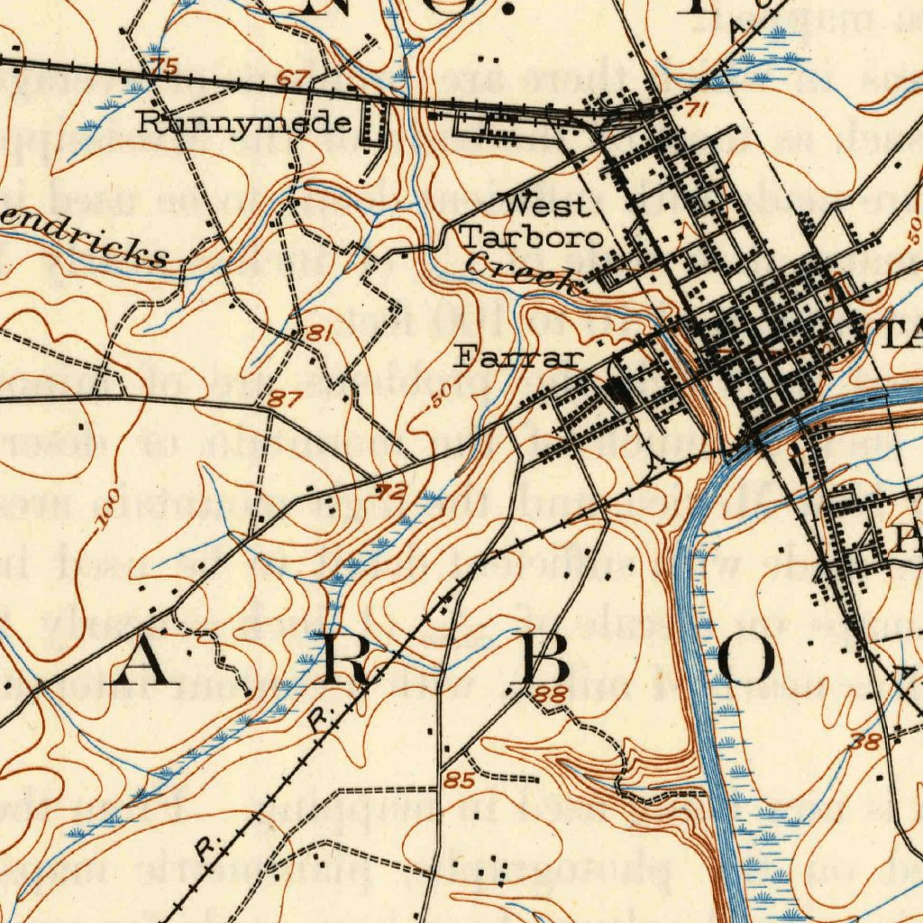Tarboro, NC (1903, 62500-Scale) Map by United States Geological Survey ...