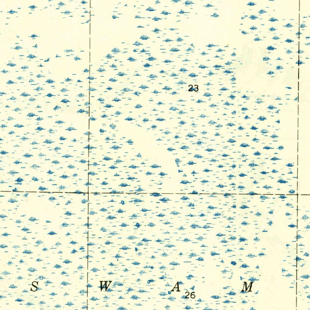 Tates Hell Swamp, FL (1945, 31680-Scale) Map by United States ...