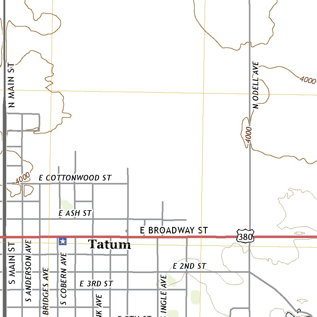Tatum North, NM (2020, 24000-Scale) Map by United States Geological ...