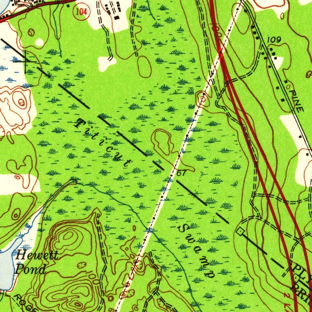 Taunton, MA (1949, 24000-Scale) Map by United States Geological Survey ...