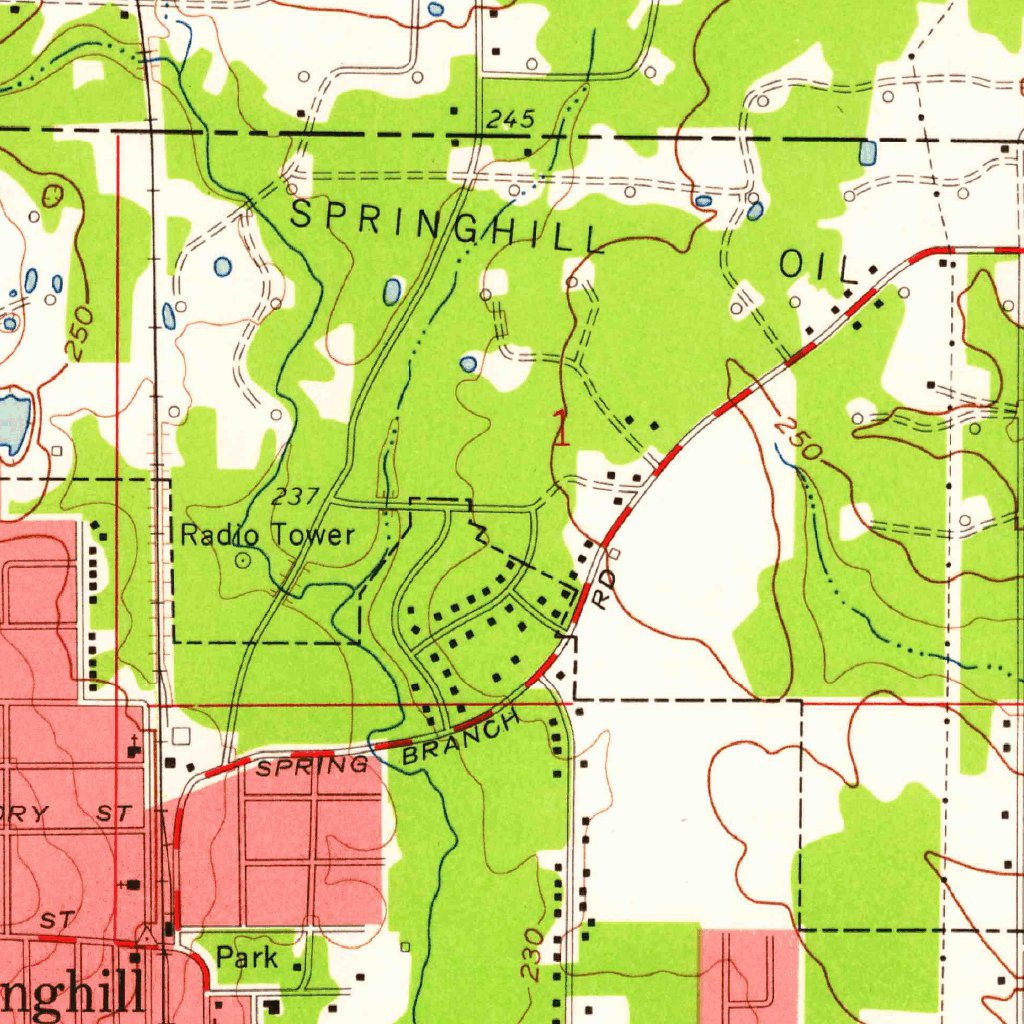 Taylor, AR-LA (1960, 24000-Scale) Map by United States Geological ...