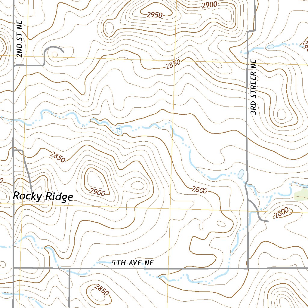 Taylor Butte SE, ND (2020, 24000-Scale) Map by United States Geological ...