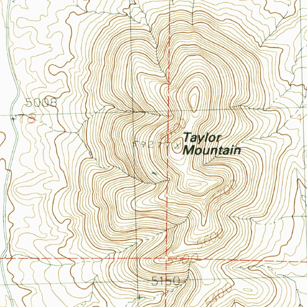Taylor Mountain, NM (1985, 24000-Scale) Map by United States Geological ...