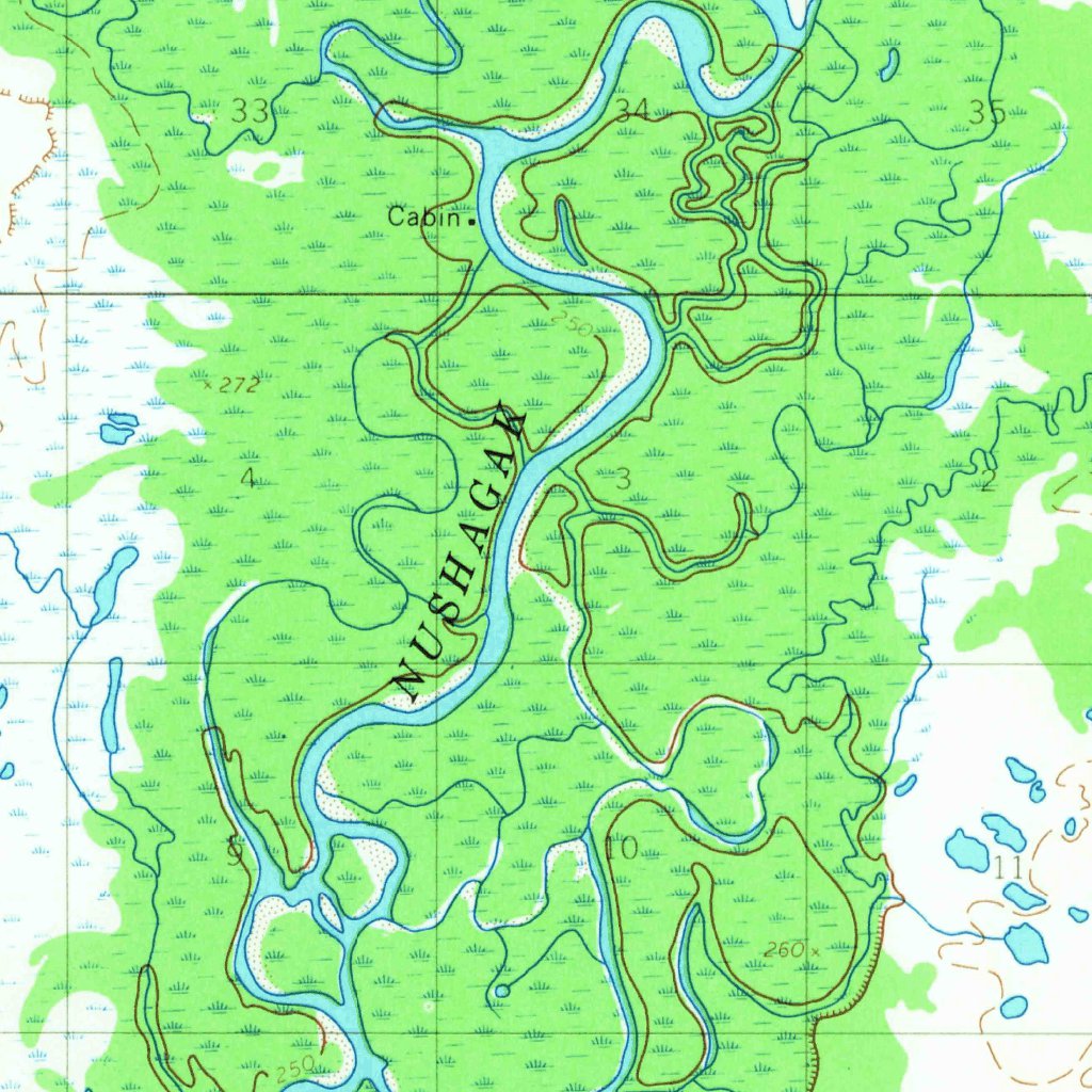 Taylor Mountains A-4, AK (1954, 63360-Scale) Map by United States ...