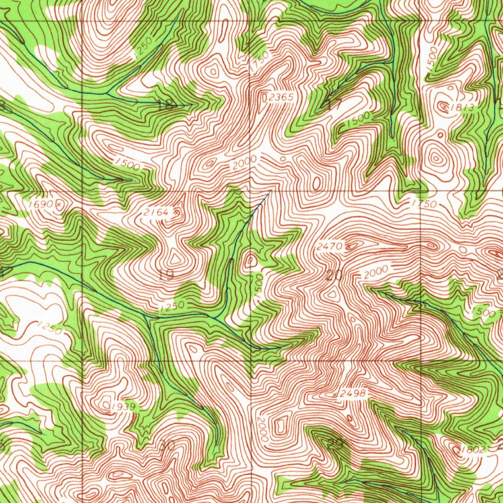 Taylor Mountains D-8, AK (1954, 63360-Scale) Map by United States ...