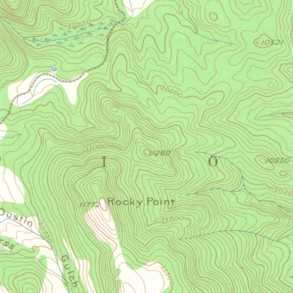 Taylor Park, CO (1934, 62500-Scale) Map by United States Geological ...