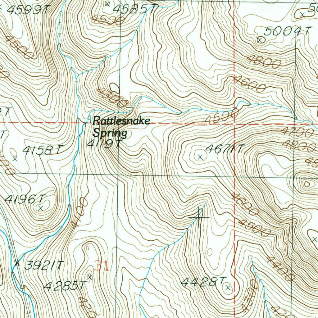 Teapot Dome, ID (1986, 24000-Scale) Map by United States Geological ...
