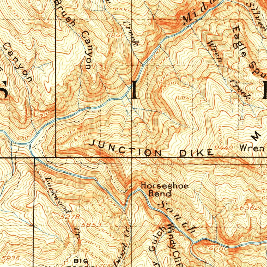 Tehipite, CA (1905, 125000-Scale) Map by United States Geological ...