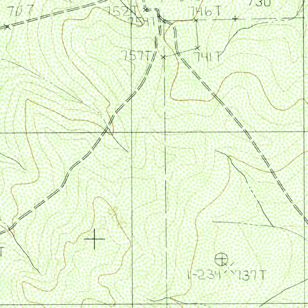 Telephone Tanks, TX (1982, 24000-Scale) Map by United States Geological ...