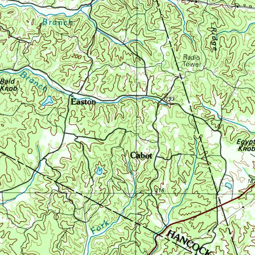 Tell City, IN-KY (1991, 100000-Scale) Map by United States Geological ...
