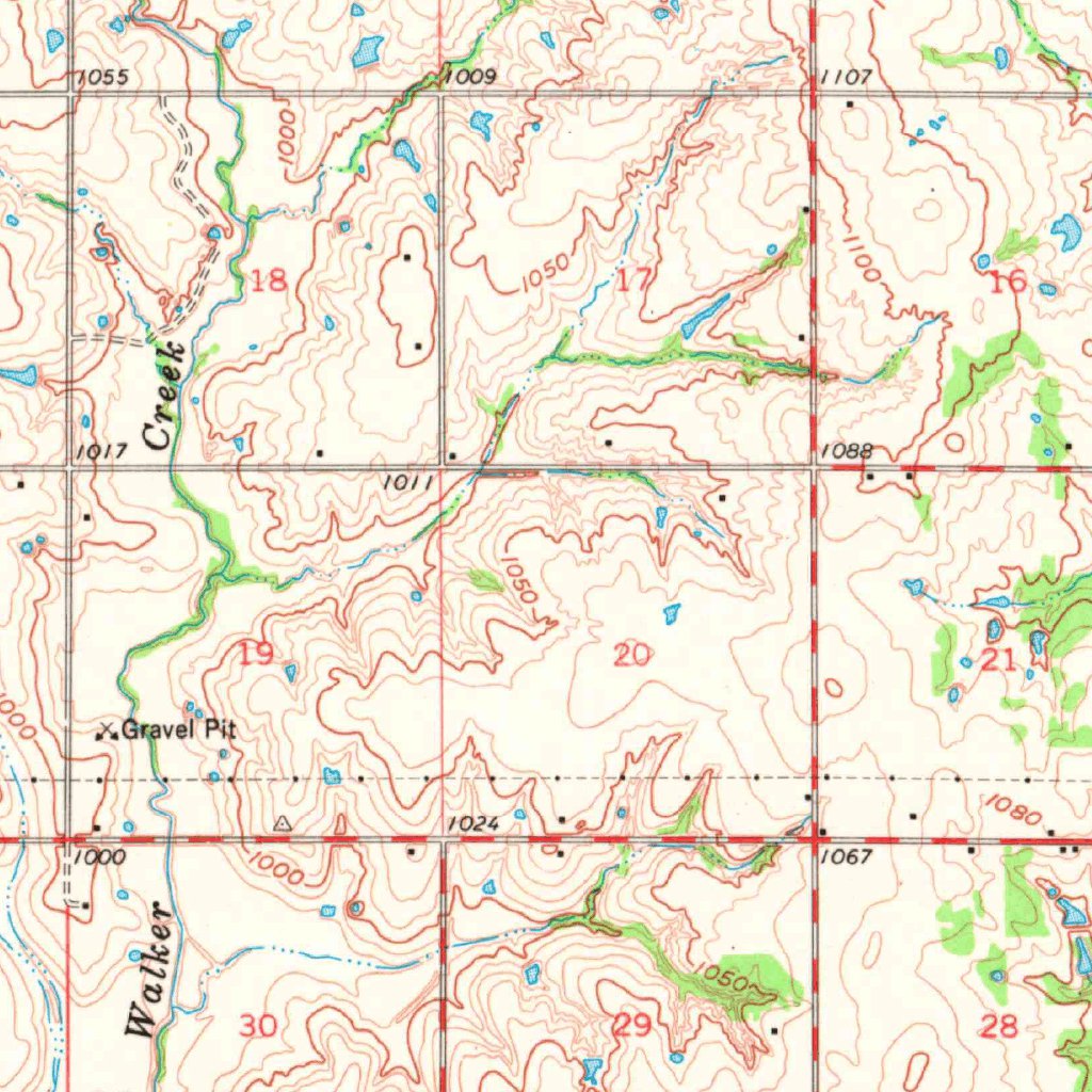 Temple, OK (1962, 62500-Scale) Map by United States Geological Survey ...