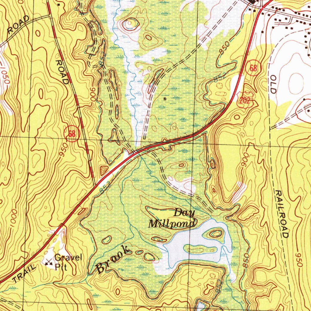 Templeton, MA (1970, 25000-Scale) Map by United States Geological ...