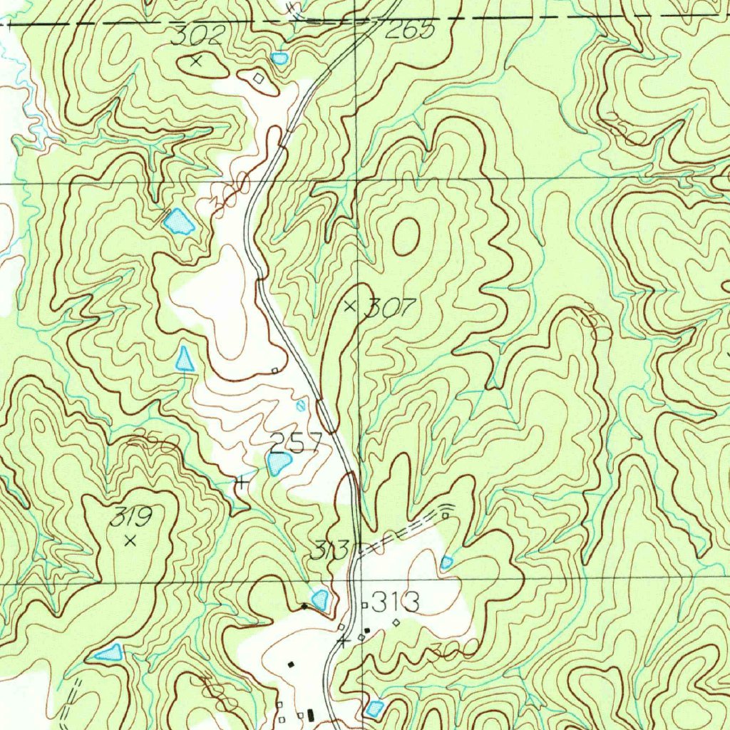 Tenaha East, TX (1984, 24000-Scale) Map by United States Geological ...