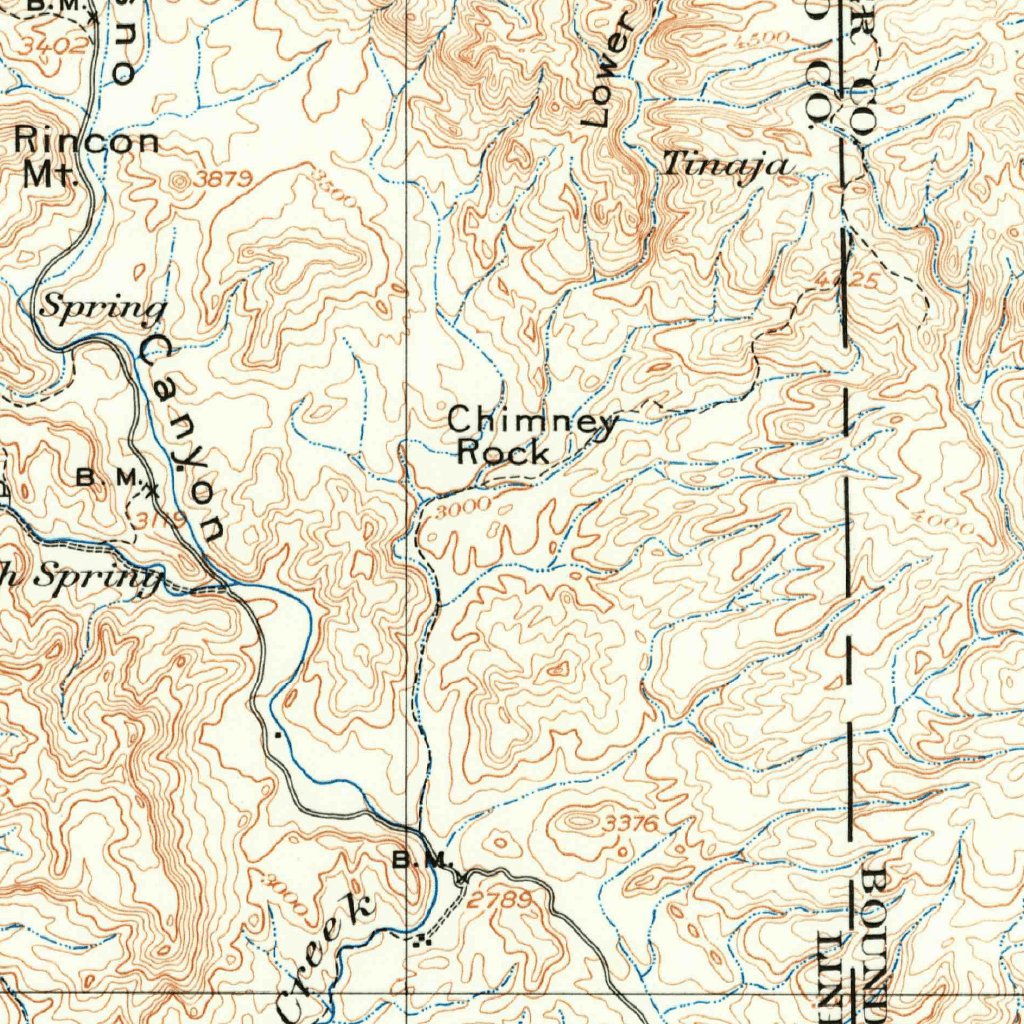Terlingua, TX (1903, 125000-Scale) Map by United States Geological ...