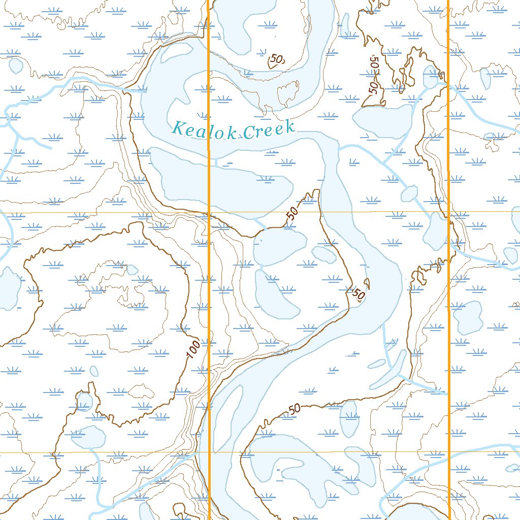 Teshekpuk B-1 NE, AK (2020, 25000-Scale) Map by United States ...