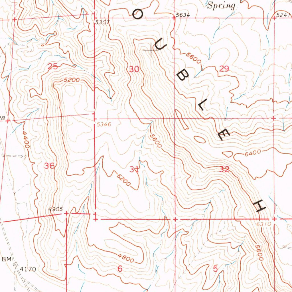 Thacker Pass, NV (1961, 62500-Scale) Map by United States Geological ...
