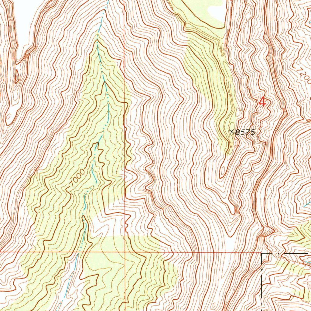 The Cap, UT (1979, 24000-Scale) Map by United States Geological Survey ...