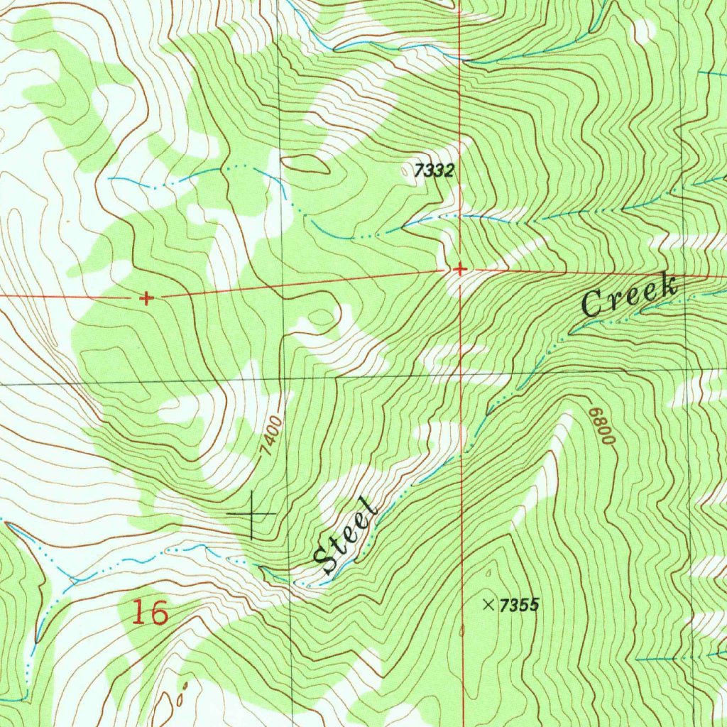 The Horn, WY (1984, 24000-Scale) Map by United States Geological Survey ...