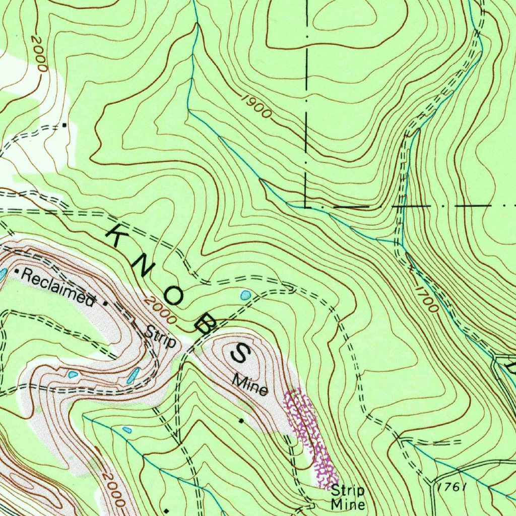 The Knobs, PA (1959, 24000-Scale) Map by United States Geological ...